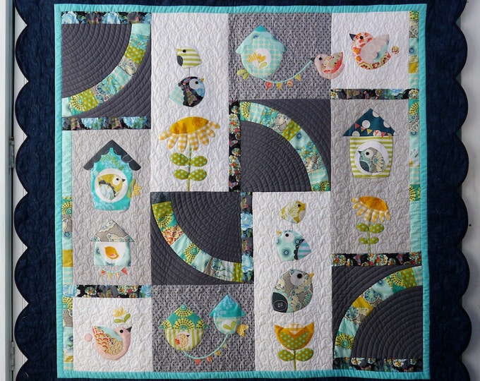 Birdsong Applique Quilt Pattern Instant Download - Etsy