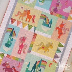 Unicornia Applique PDF Pattern - Etsy