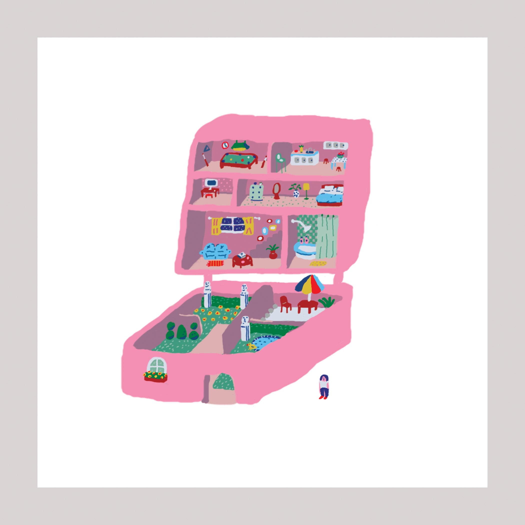 Polly Pocket Illustration, 90's, Art, Digital Painting - Etsy