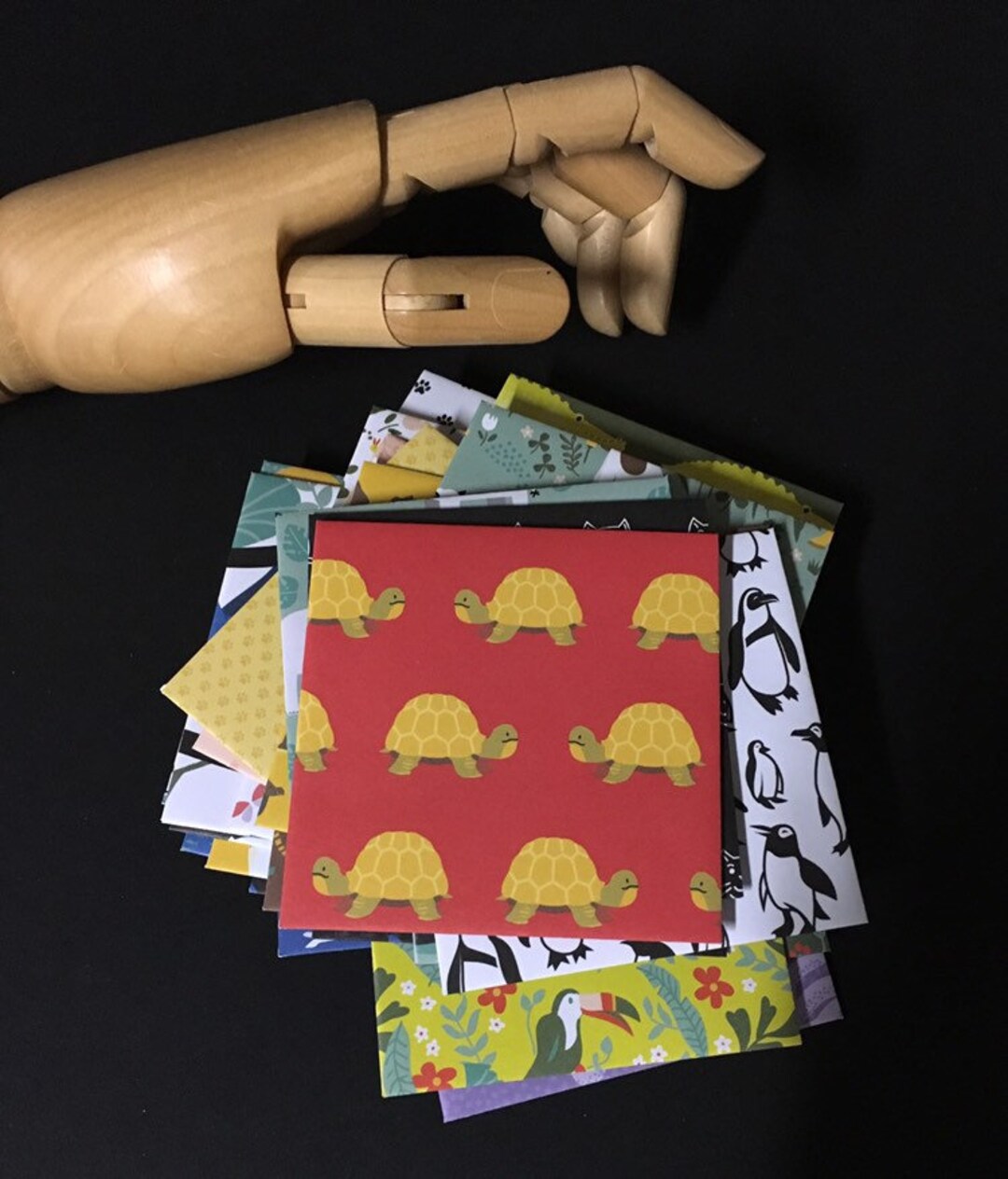 Animal ENVELOPES ... Set of 12 Handmade Square (3.25") Blank White ...