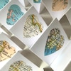 Antique Inspired Map Mini Cards Set of 8 - Etsy UK