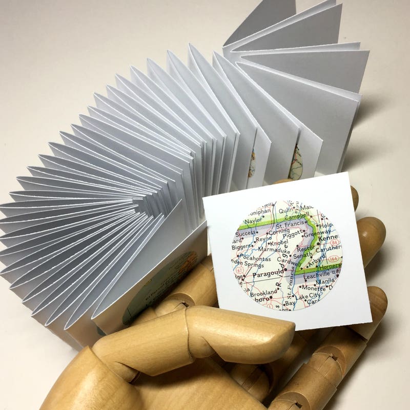 Folded Map - Etsy
