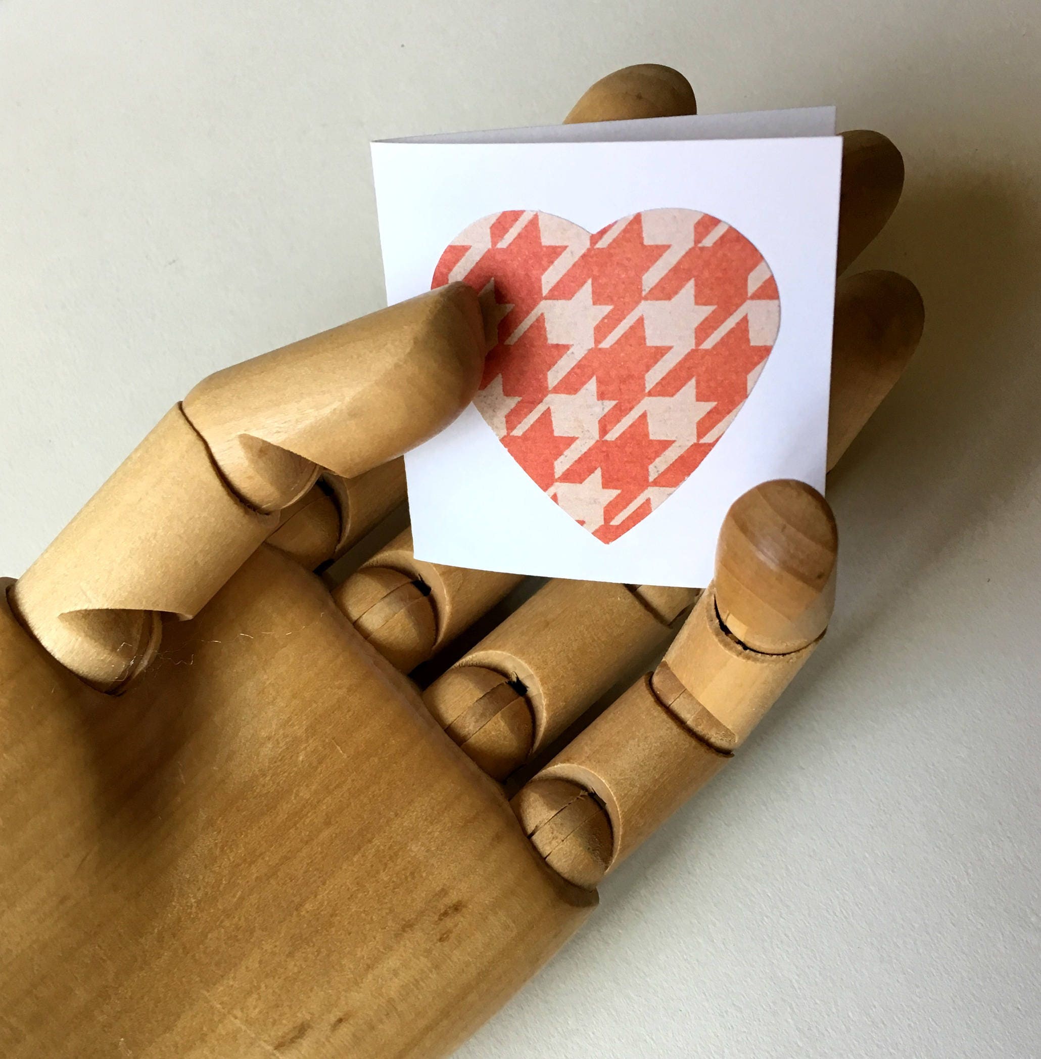 Mini LOVE NOTES - Tiny 2" Square Folded Heart Cards Colorful Assortment ...