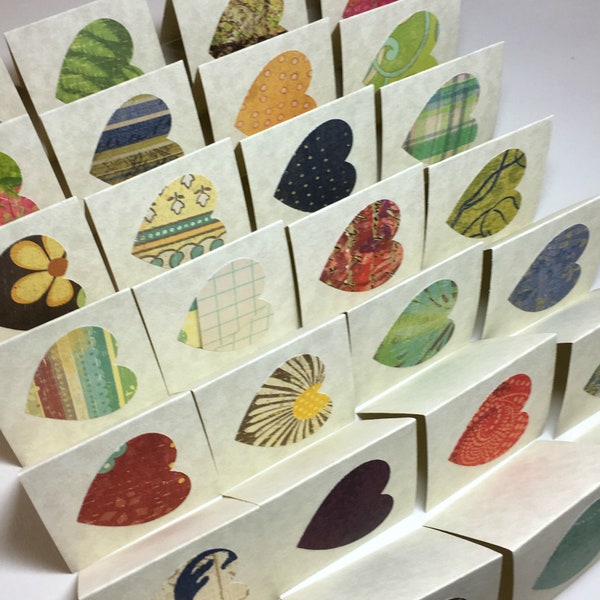 Mini Valentine Cards - Etsy