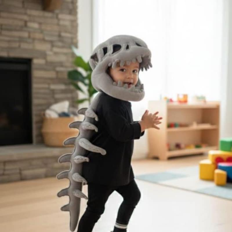 Wearable Dinosaur Skeleton Plush - Etsy