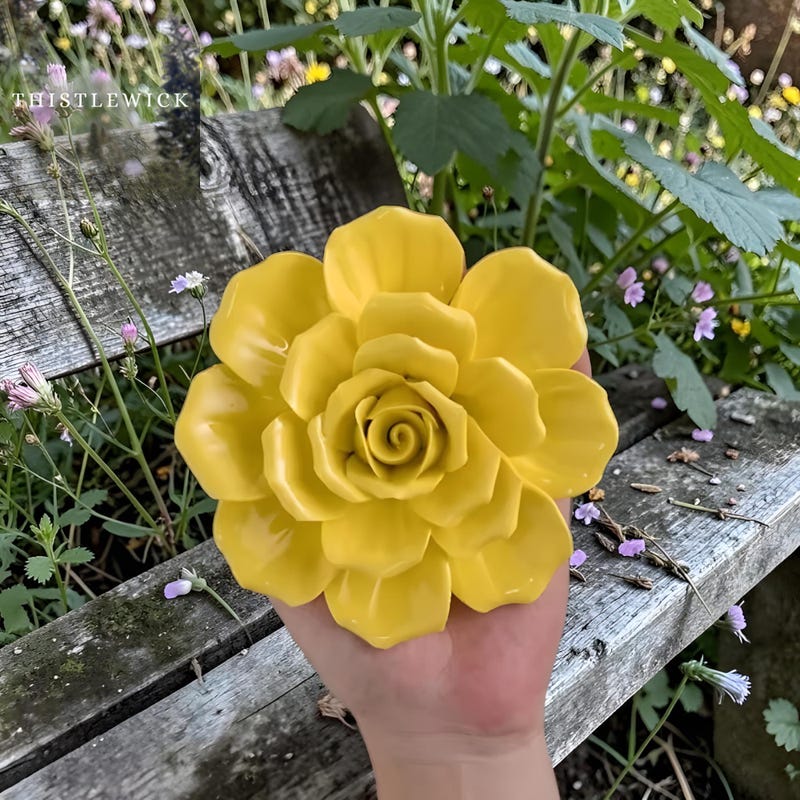 Floral Ceramic Sculpture - Etsy UK