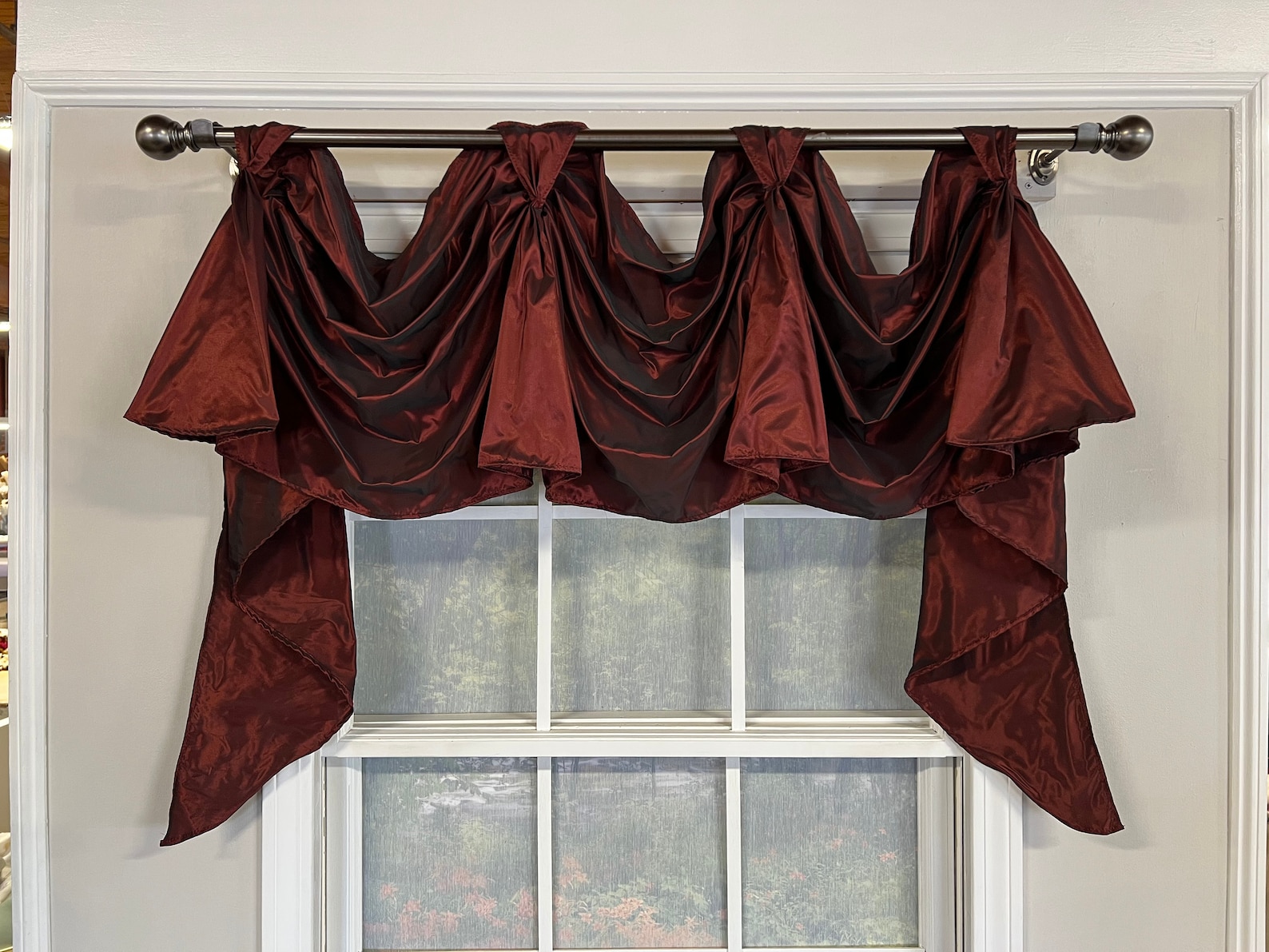 Victory Swag in Crimson or Dark Olive Taffeta - Etsy