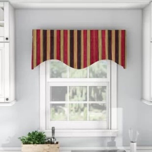 Striped Valance - Etsy
