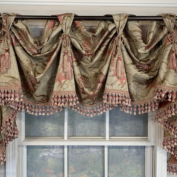 Victory Swag Valance - Etsy