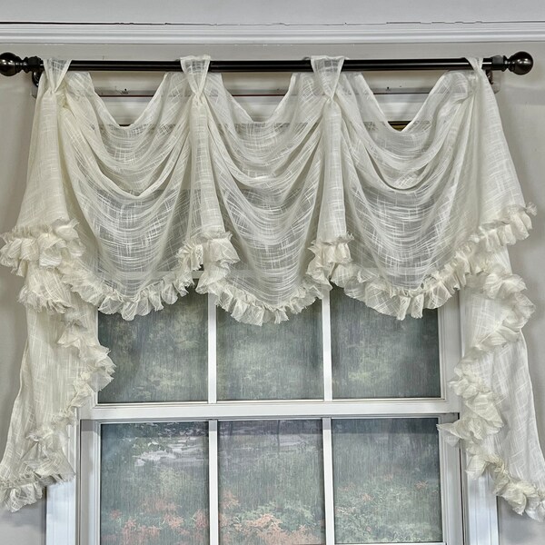 Victory Swag Valance - Etsy