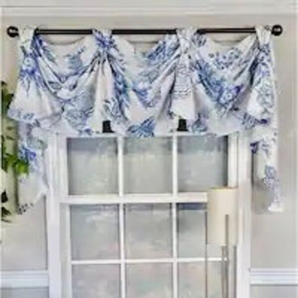 Victory Swag Valance - Etsy