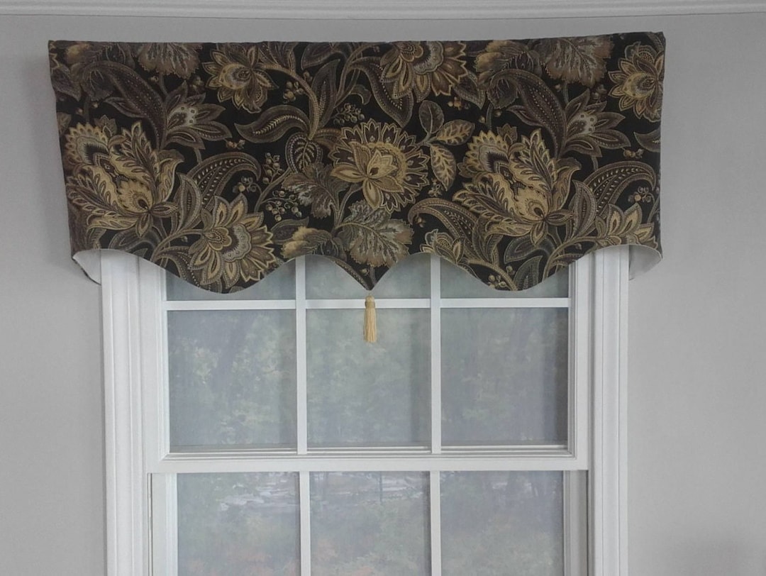 Regal Valance With Tassel - Etsy