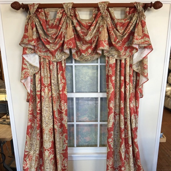 Victory Swag Valance - Etsy