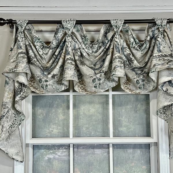 Victory Swag Valance - Etsy