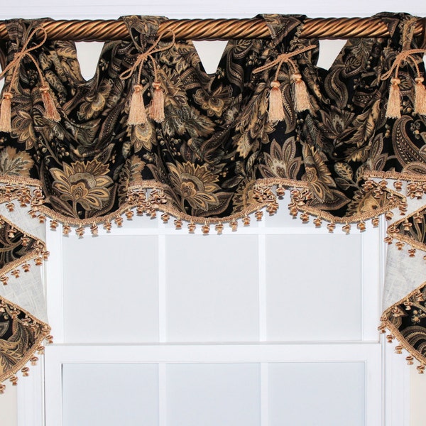 Victory Swag Valance - Etsy