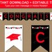 Red and Black Graduation Banner Red and Black Graduation Decorations ...