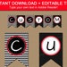 Black and White Banner Printable Black and White Party Decorations ...