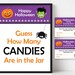 Halloween Guess How Many Candies, Halloween Candy Guessing Game for ...