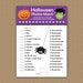 Halloween Phobia Game Halloween Phobia Matching Game Printable ...
