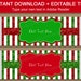 Christmas Candy Bar Wrapper Printable, Christmas Chocolate Bar Wrapper ...