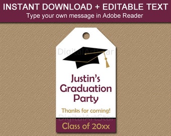 Here's to A Bright Future Tags,class of 2023 Tags,graduation Favor Tags ...