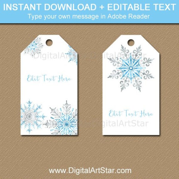 Snowflake Gift Tags - 60+ Gift Ideas for 2024