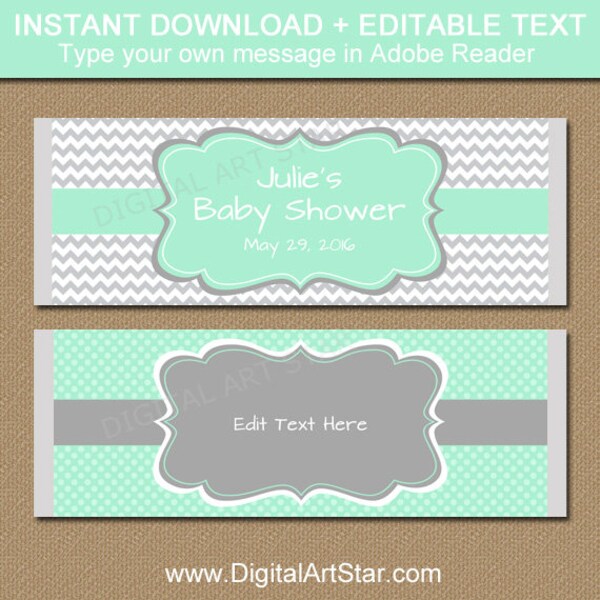 Mint Gray - Etsy