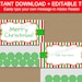 CHRISTMAS Bag Toppers, Holiday Treat Bag Toppers, Printable Christmas ...
