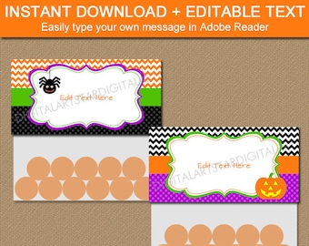 Printable Halloween Goodie Bag Toppers Halloween Bag Toppers | Etsy