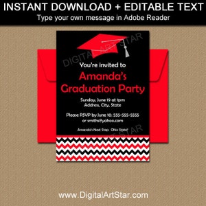 High School Graduation Party Invitation Graduation Card - Etsy