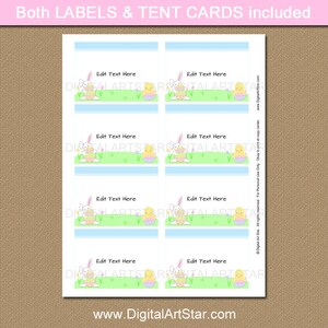 Easter Food Labels, Easter Labels, Easter Decorations Printable, Easter ...