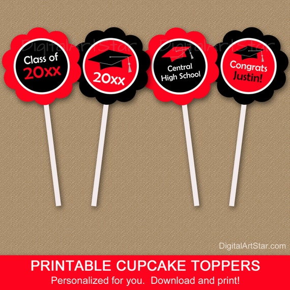 2022 Graduation Party Printable Toppers