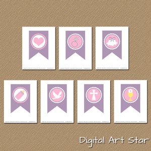 Printable Alphabet Pennant Banner / Create Your Own Banner / A Through ...