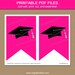 Hot Pink Graduation Banner, High School Graduation Party Ideas, Girl ...