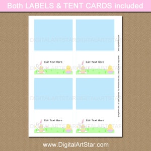 Easter Food Labels, Easter Labels, Easter Decorations Printable, Easter ...