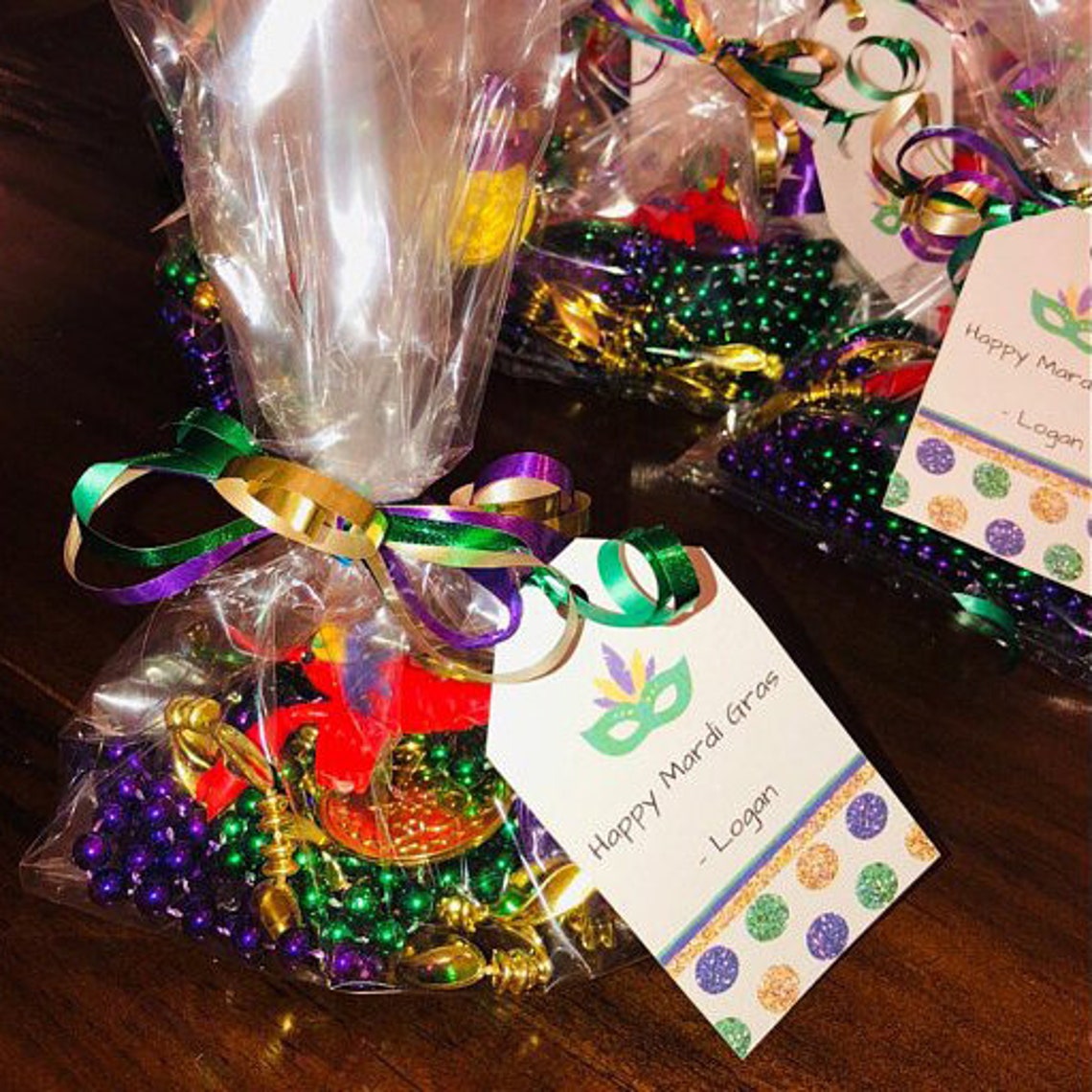 Mardi Gras Tags Mardi Gras Printable Tags Mardi Gras Favor | Etsy
