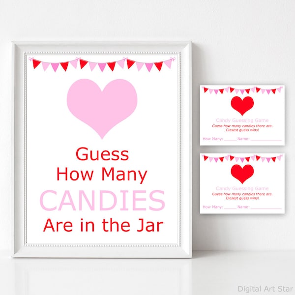 Candy Guess Game - Etsy