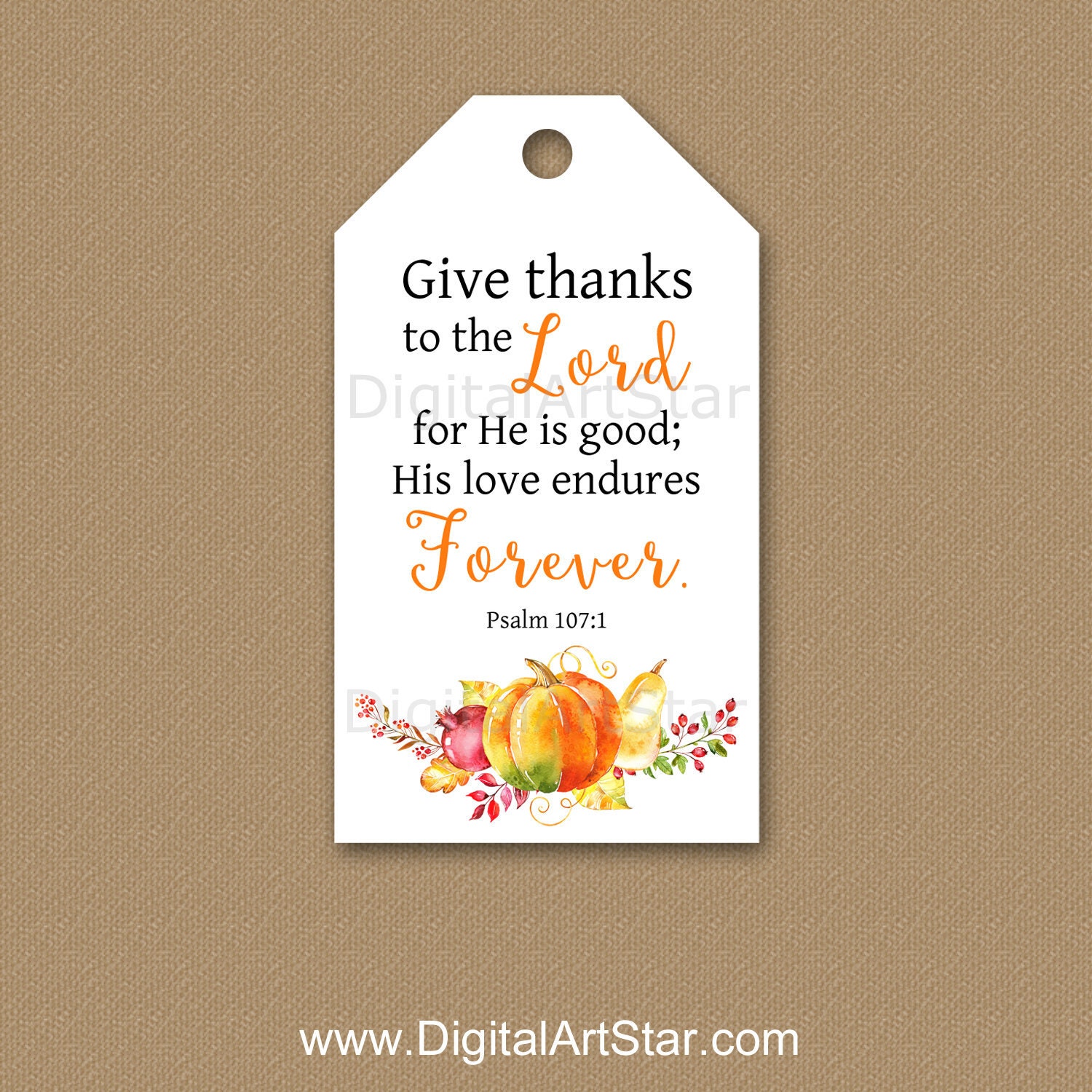 Thanksgiving Bible Verse Gift Tags Printable Thanksgiving - Etsy
