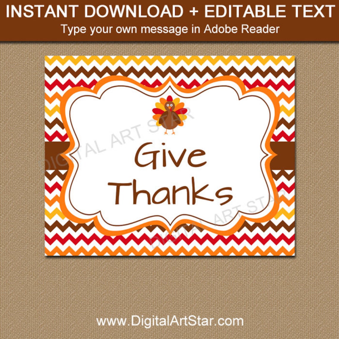 Thanksgiving Decor Printable Thanksgiving Decor Thanksgiving | Etsy