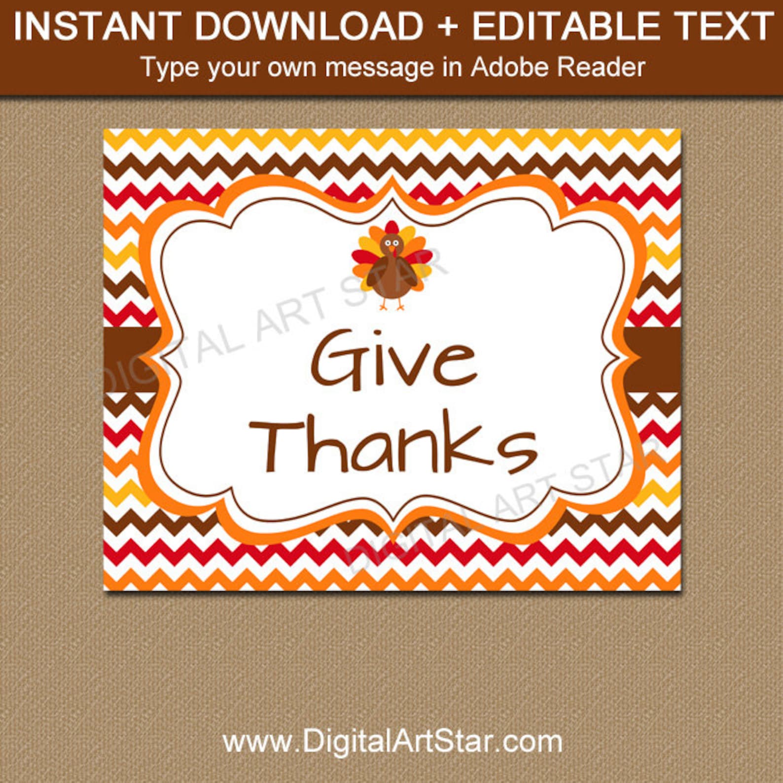 Thanksgiving Decor Printable Thanksgiving Decor Thanksgiving | Etsy
