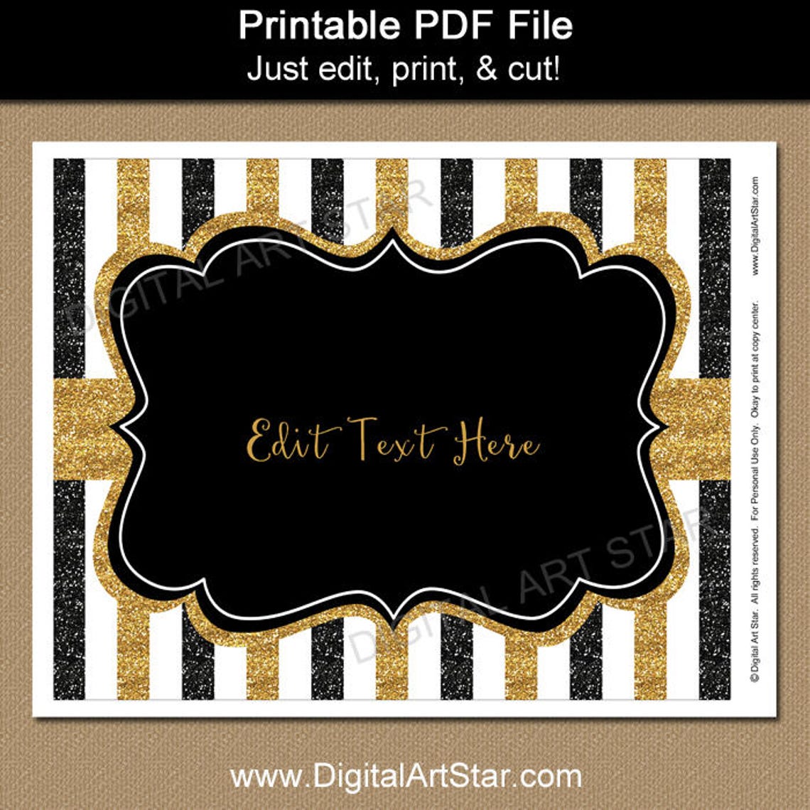 50th Anniversary Sign PRINTABLE 50th Birthday Sign Printable - Etsy