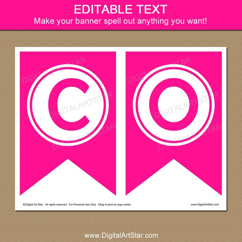 Pink Printable Graduation Banner Girl Graduation Party - Etsy