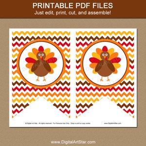 Thanksgiving Banner Instant Download Thanksgiving Editable - Etsy