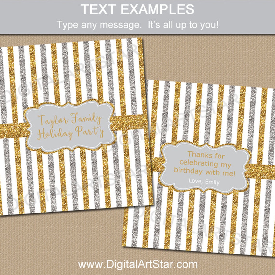 Editable Candy Bar Wrapper Chocolate Wrapper Printable 40th - Etsy