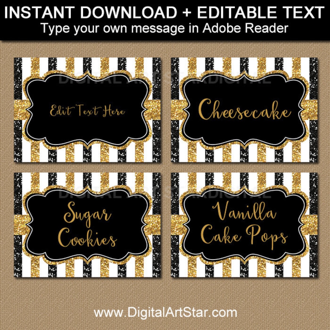 Free Printable Food Label Templates