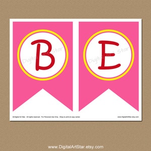 Printable Valentine Banner DIY Valentines Day Banner Valentine Decor ...