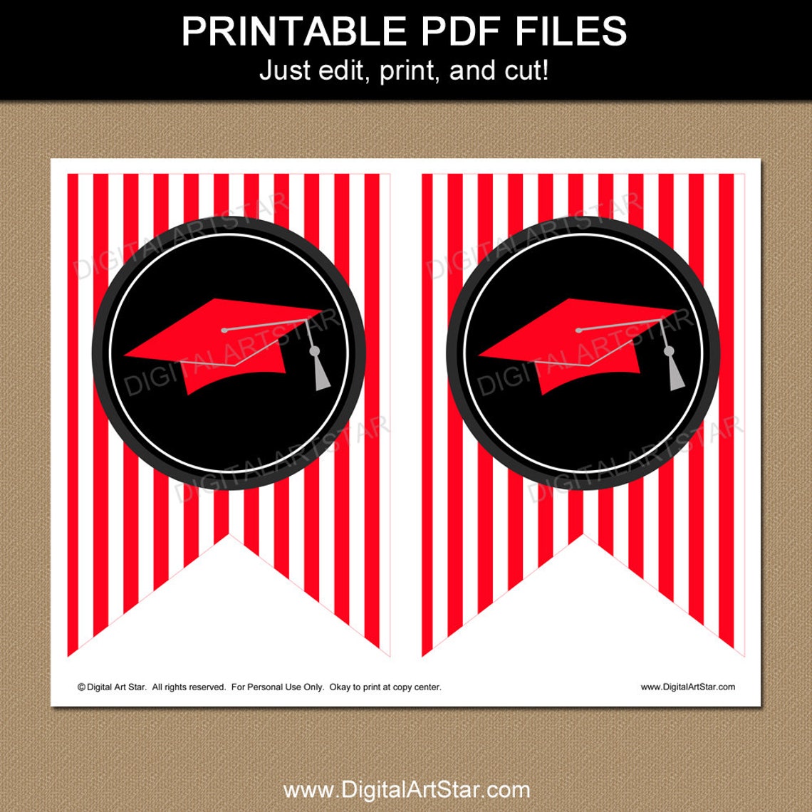 Printable Graduation Banner High School Graduation Party - Etsy