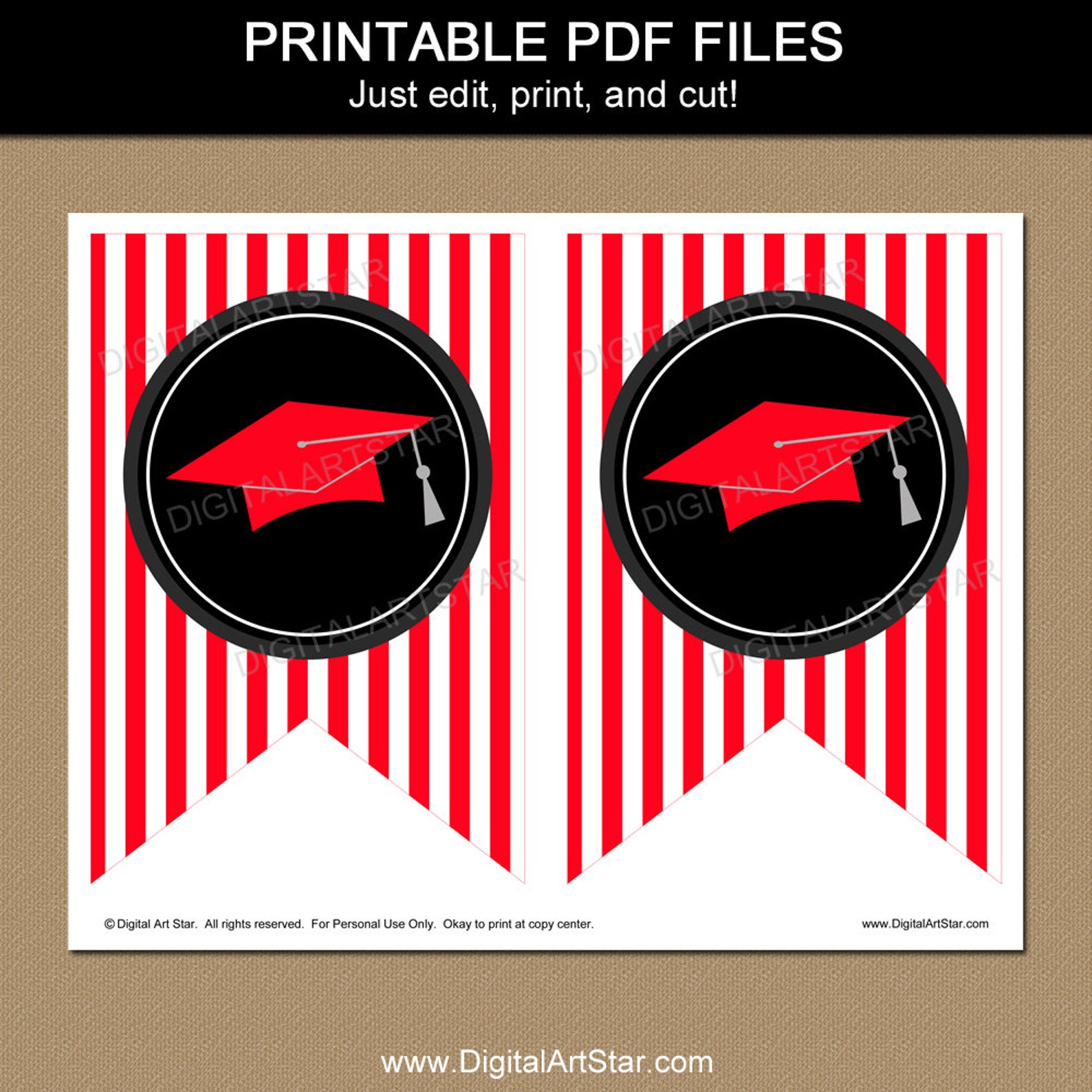 Printable Graduation Banner High School Graduation Party - Etsy