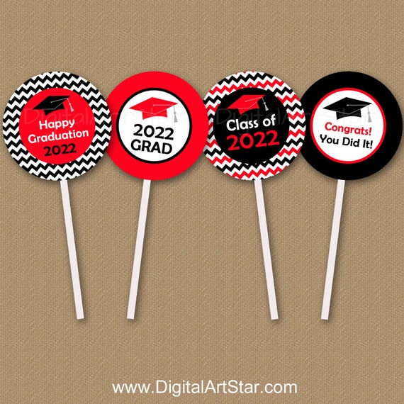 2022 Graduation Party Printable Toppers