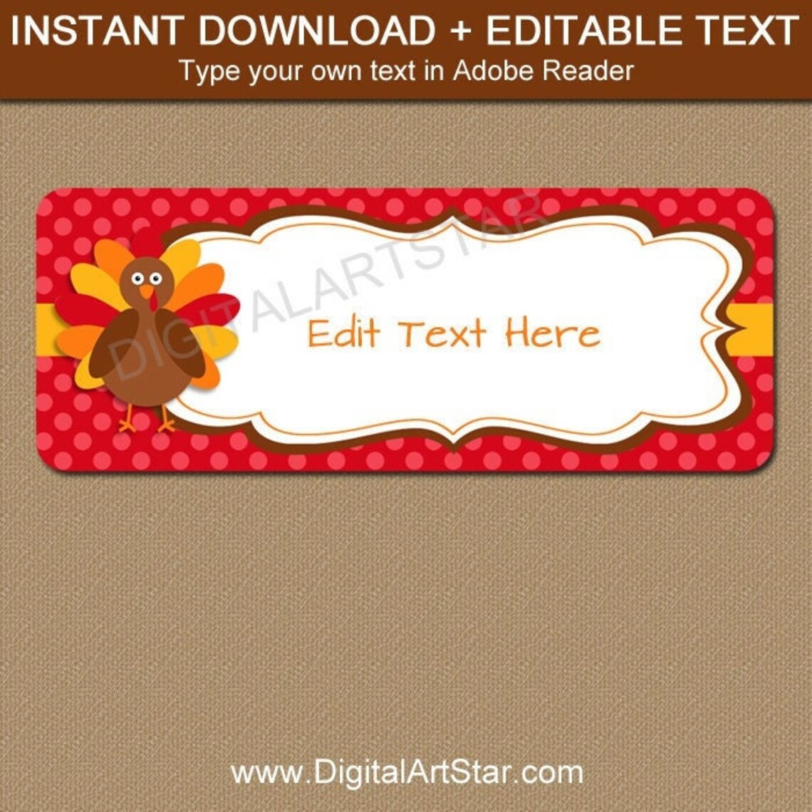 Thanksgiving Address Labels Printable Return Address Labels - Etsy